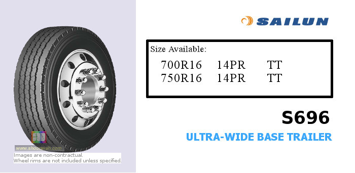 7.00R16 700R16 light truck tube type TT radial tires - Dunlop, Sailun