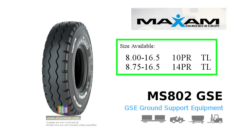 8.75-16.5 industrial tires 8.75x16.5 ground support equipment GSE tires ...