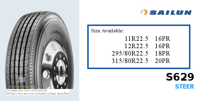12R22.5 commercial trucks tubeless TL radial tires - Sailun
