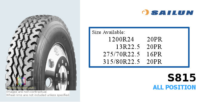 315/80R22.5 commercial trucks tubeless TL radial tires - Sailun